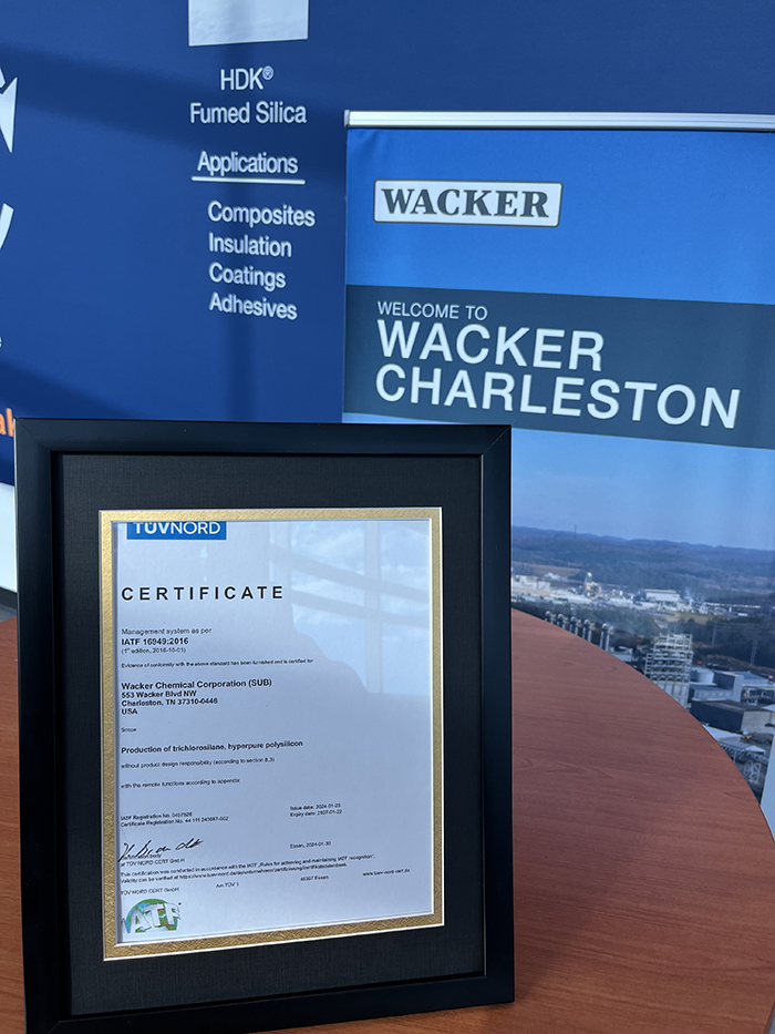 Wacker's Tennessee polysilicon production could benefit EV batteries ...