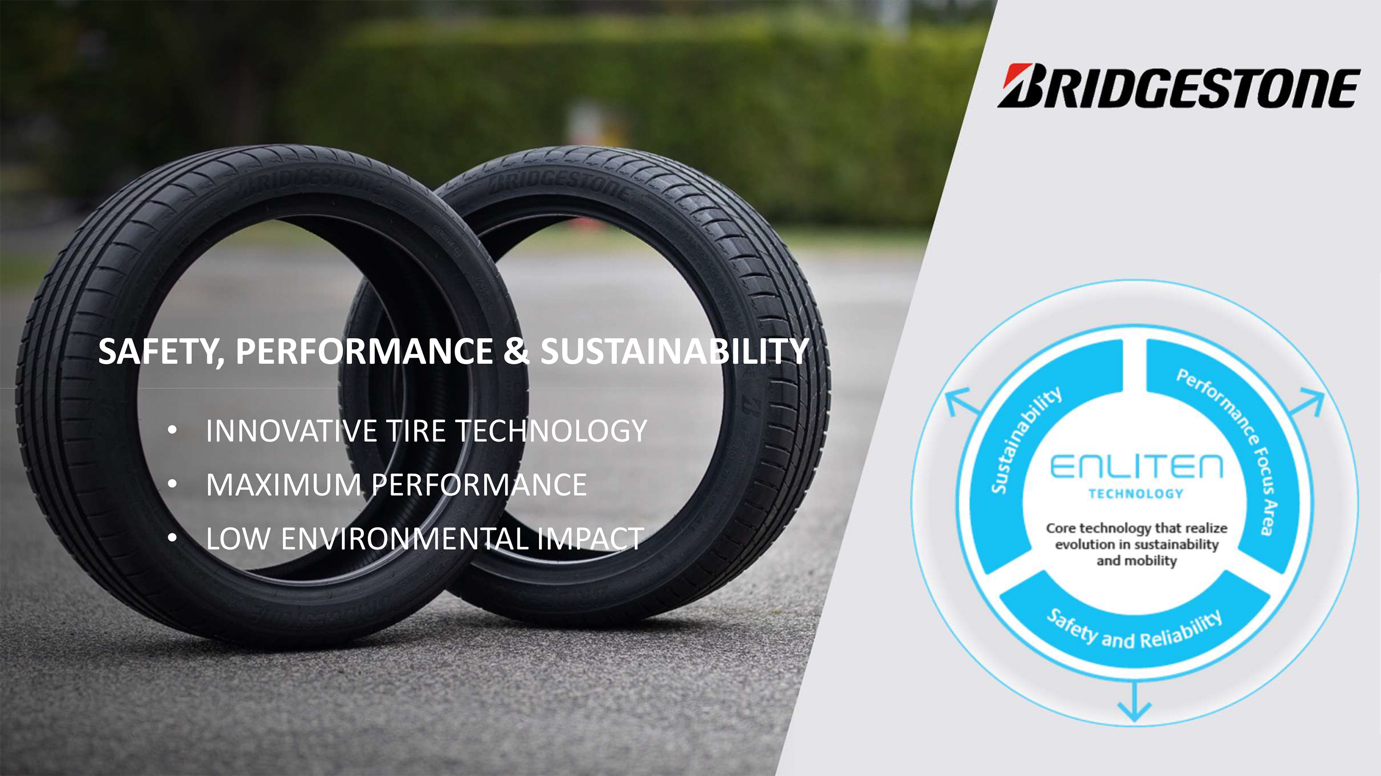 Sustainability, performance behind Bridgestone's Enliten technology ...
