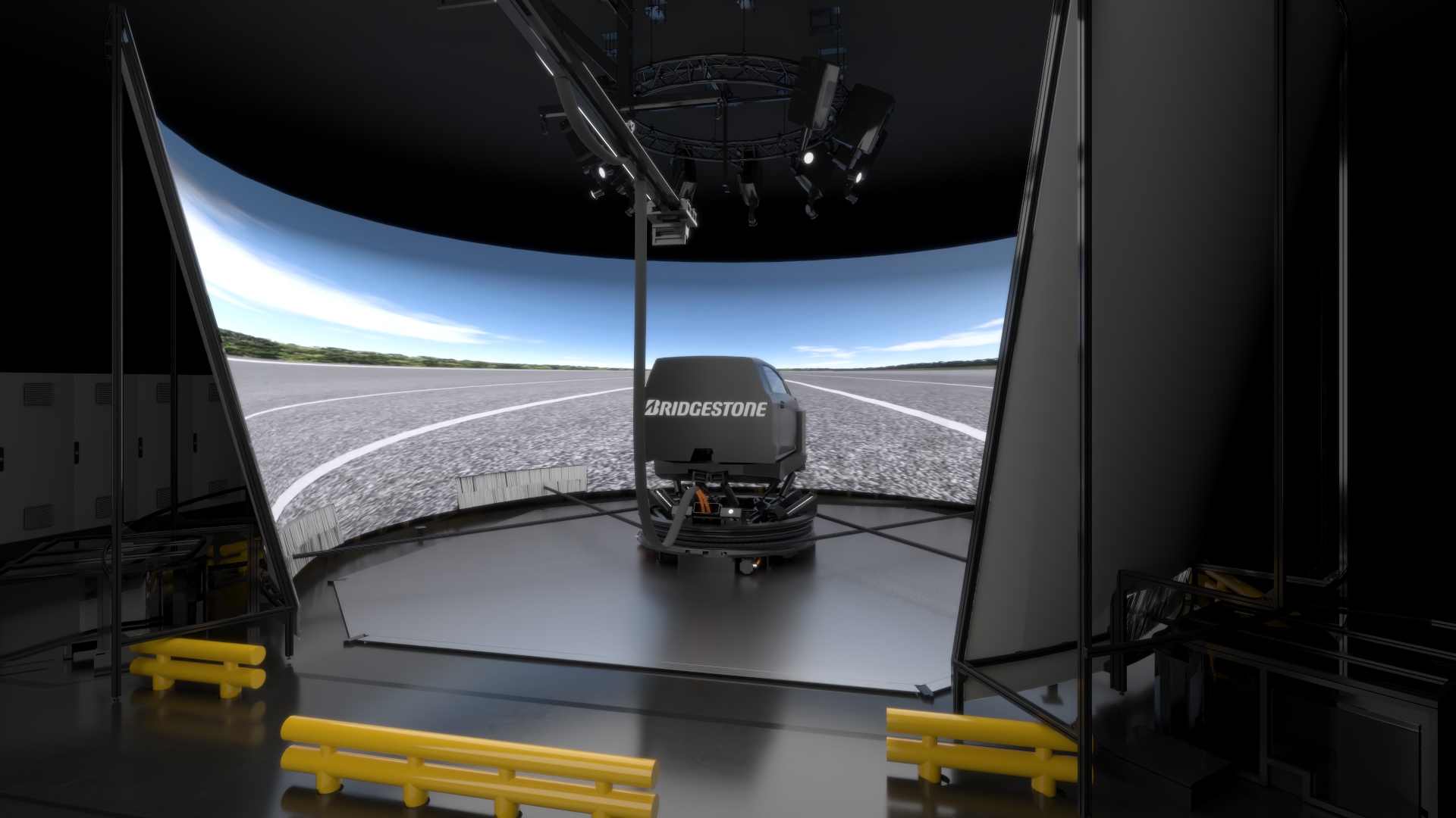 Bridgestone installs driving simulator to test tires at Italy R&D ...