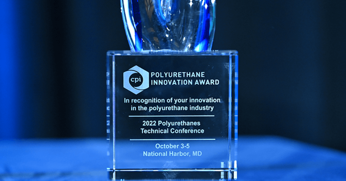 Submit applications for the 2023 Polyurethane Innovation Award by June ...
