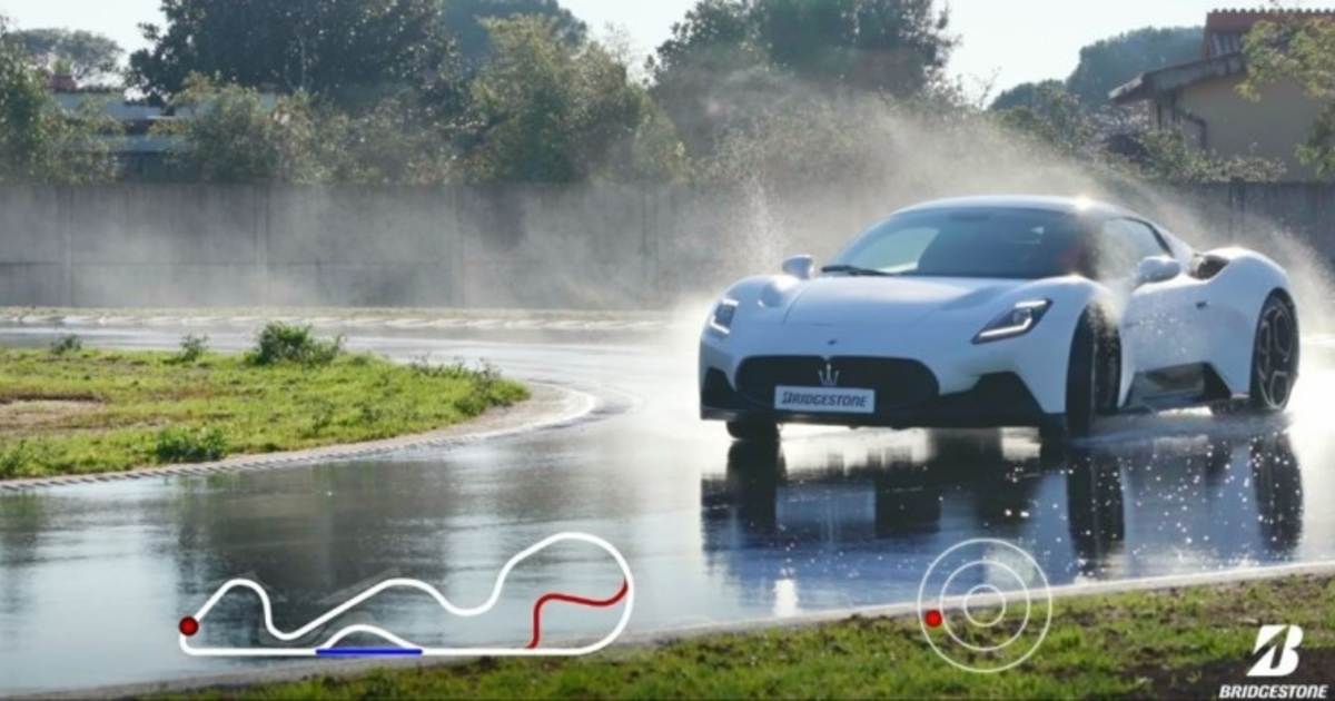 Bridgestone opens new wet handling track near Rome | Rubber News