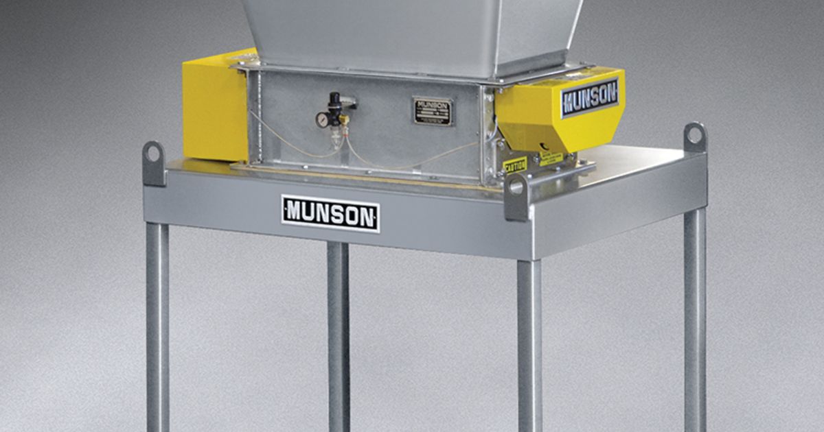 New Products: Munson Machinery debuts De-Clumper RDC-1530-SS | Rubber News