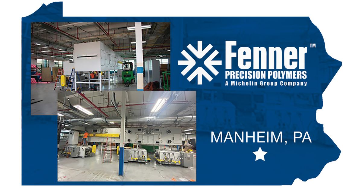 Fenner Precision Polymers investing in treatment line at Pennsylvania ...