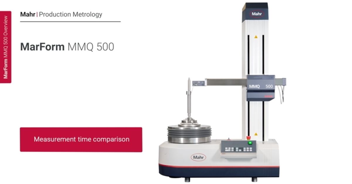New Products: Mahr Inc. introduces MarForm MMQ 500 Form Tester | Rubber ...