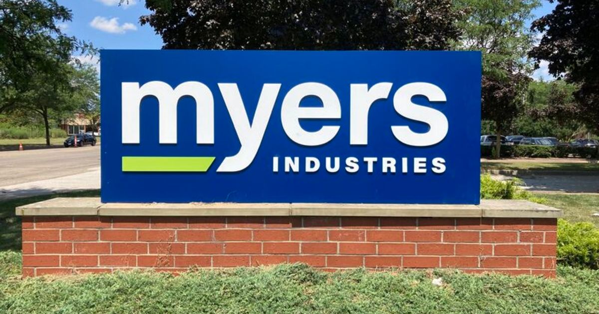 Myers Industries updates logo, website | Rubber News