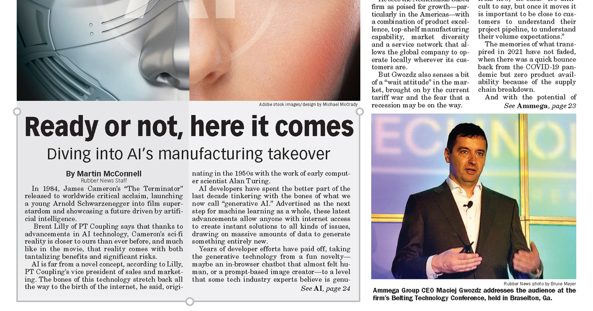 Rubber News features lab and testing, risks and benefits of AI | Rubber ...