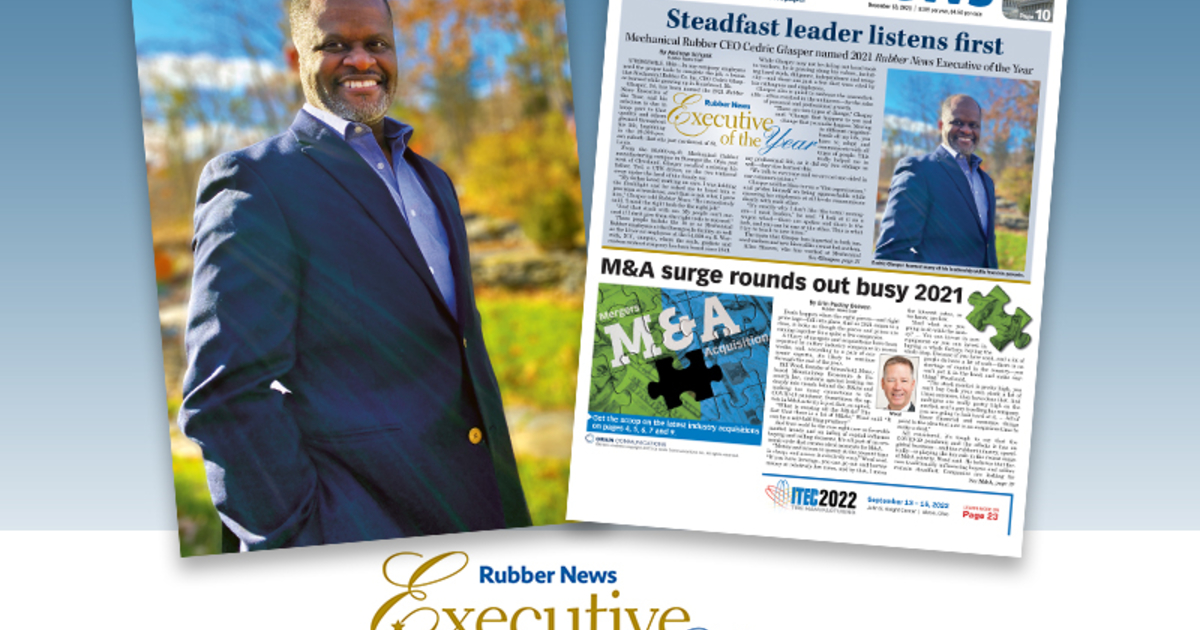 Rubber News seeks 2022 Executive of Year nominations | Rubber News