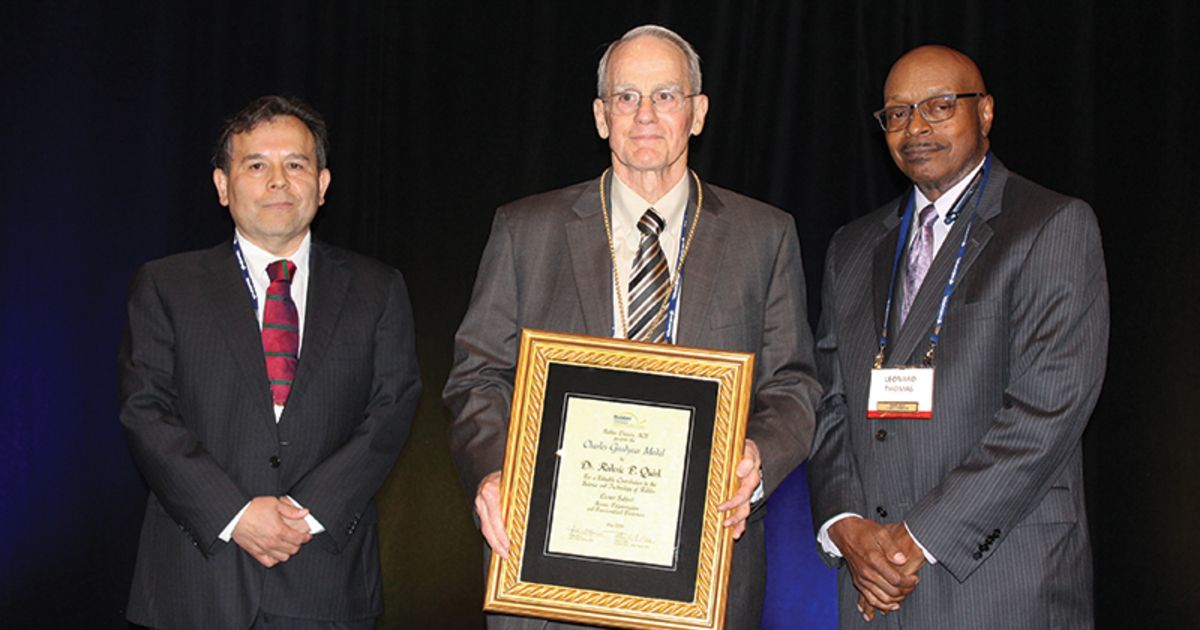 Charles Goodyear Medalist Roderic Quirk melds academia and industry ...