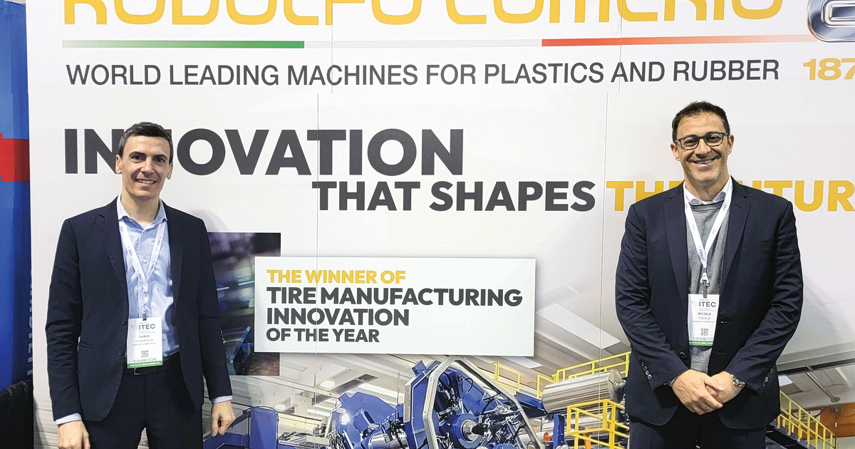 Rodolfo Comerio boosting calender technology for tire industry | Rubber ...