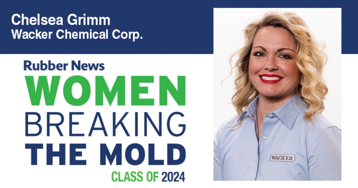 Chelsea Grimm of Wacker Chemical, Women Breaking the Mold 2024 | Rubber ...