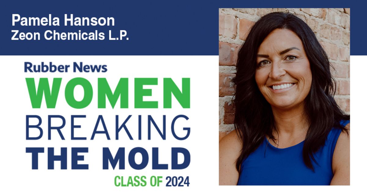 Pamela Hanson of Zeon Chemicals, Women Breaking the Mold 2024 | Rubber News