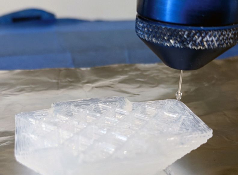 3D printing of seals, other components from thermoset silicones ...